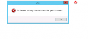 在windows系统中安装软件提示“The filename,directory name,or volume label syntax is incorrect”的解决办法-老梁`s ...