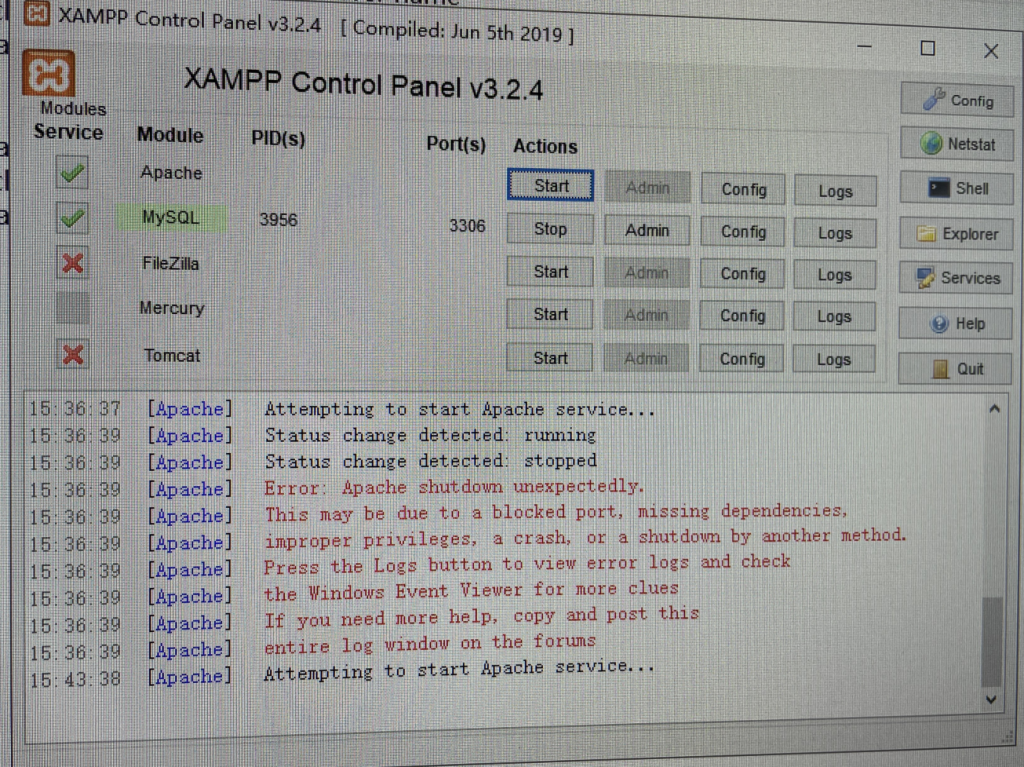 xampp启动apache报错为“PHP Warning: 'vcruntime140.dll' 14.0 is not compatible with this PHP build ...