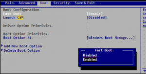 电脑（PC）主板BIOS里的fast boot是什么意思？需要开启还是关闭？-老梁`s Blog（老梁博客,老梁IT技术博客）