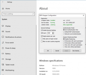 Windows10 家庭版、企业版（20H2版本） 启用多用户远程（RDP Wrapper）桌面访问-老梁`s Blog（老梁博客,老梁IT技术博客）